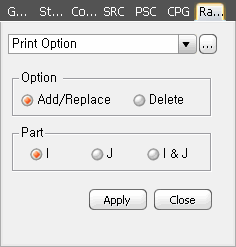 Define Print Option